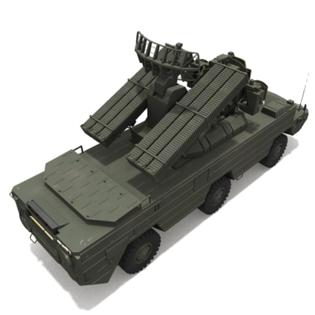 Sa8 Military Vehicle 3d Obj