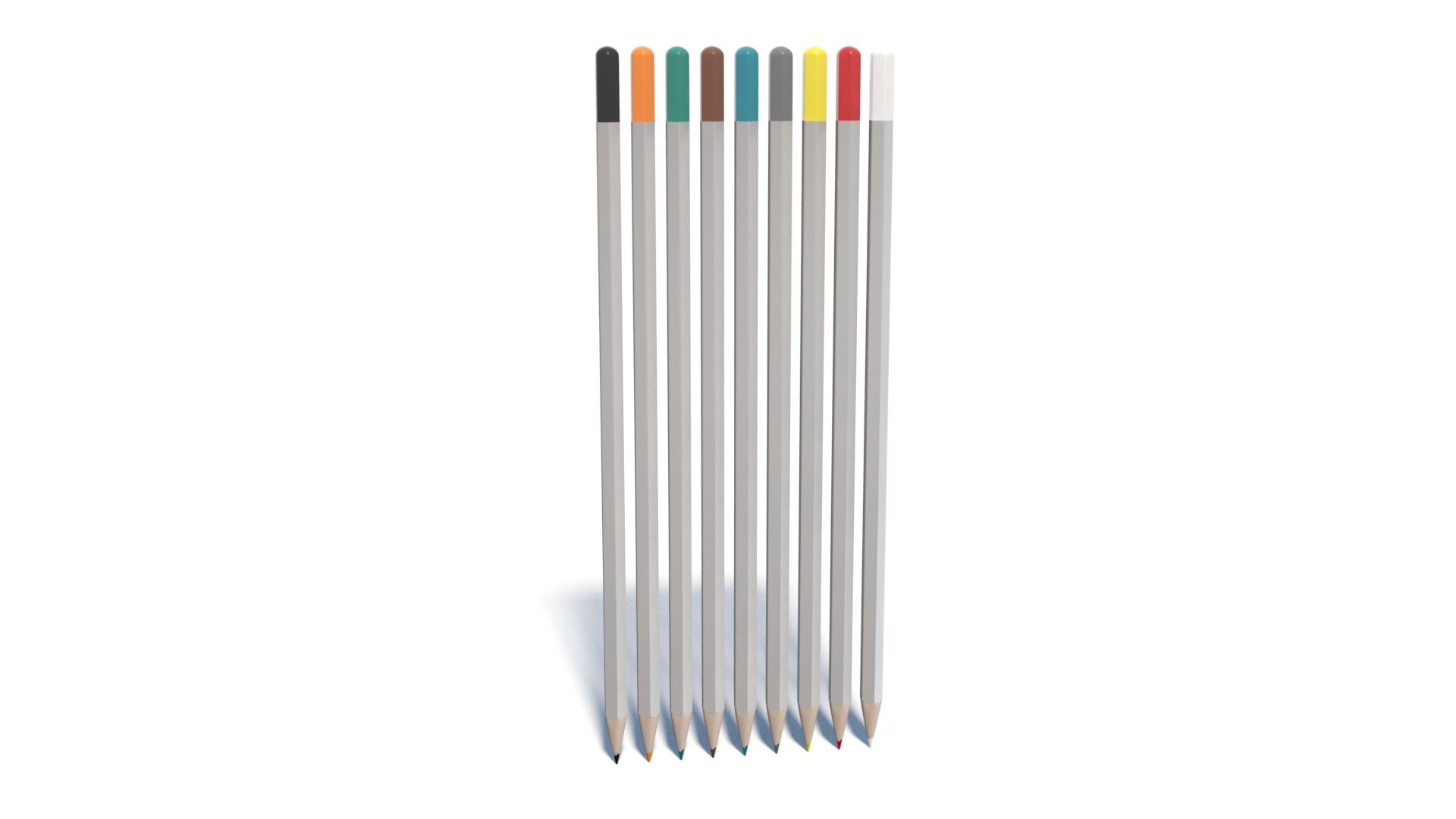 3D Colored Pencils - TurboSquid 2161548
