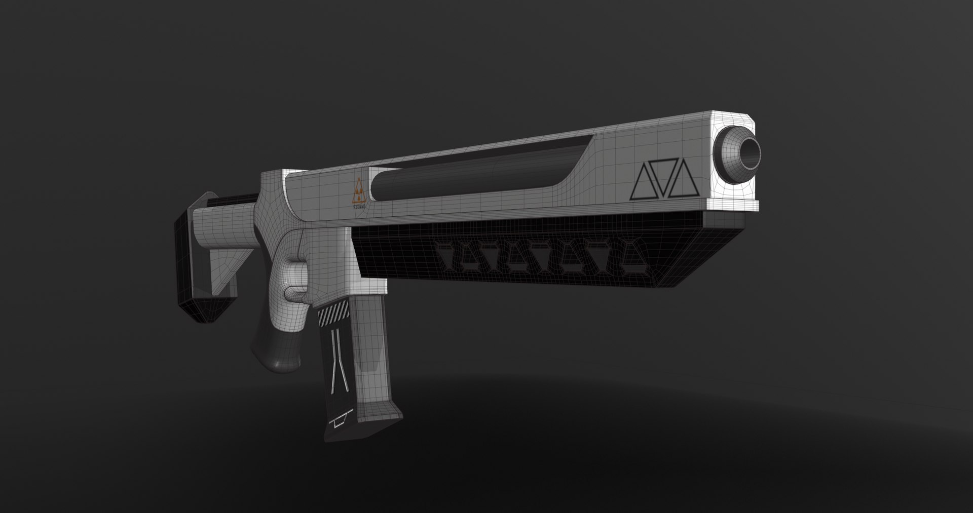 Science Fiction Assault Rifle Model - TurboSquid 1452856