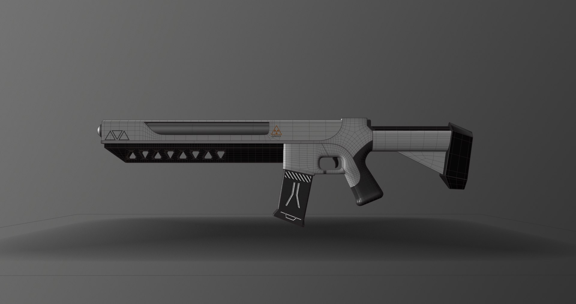 Science Fiction Assault Rifle Model - TurboSquid 1452856
