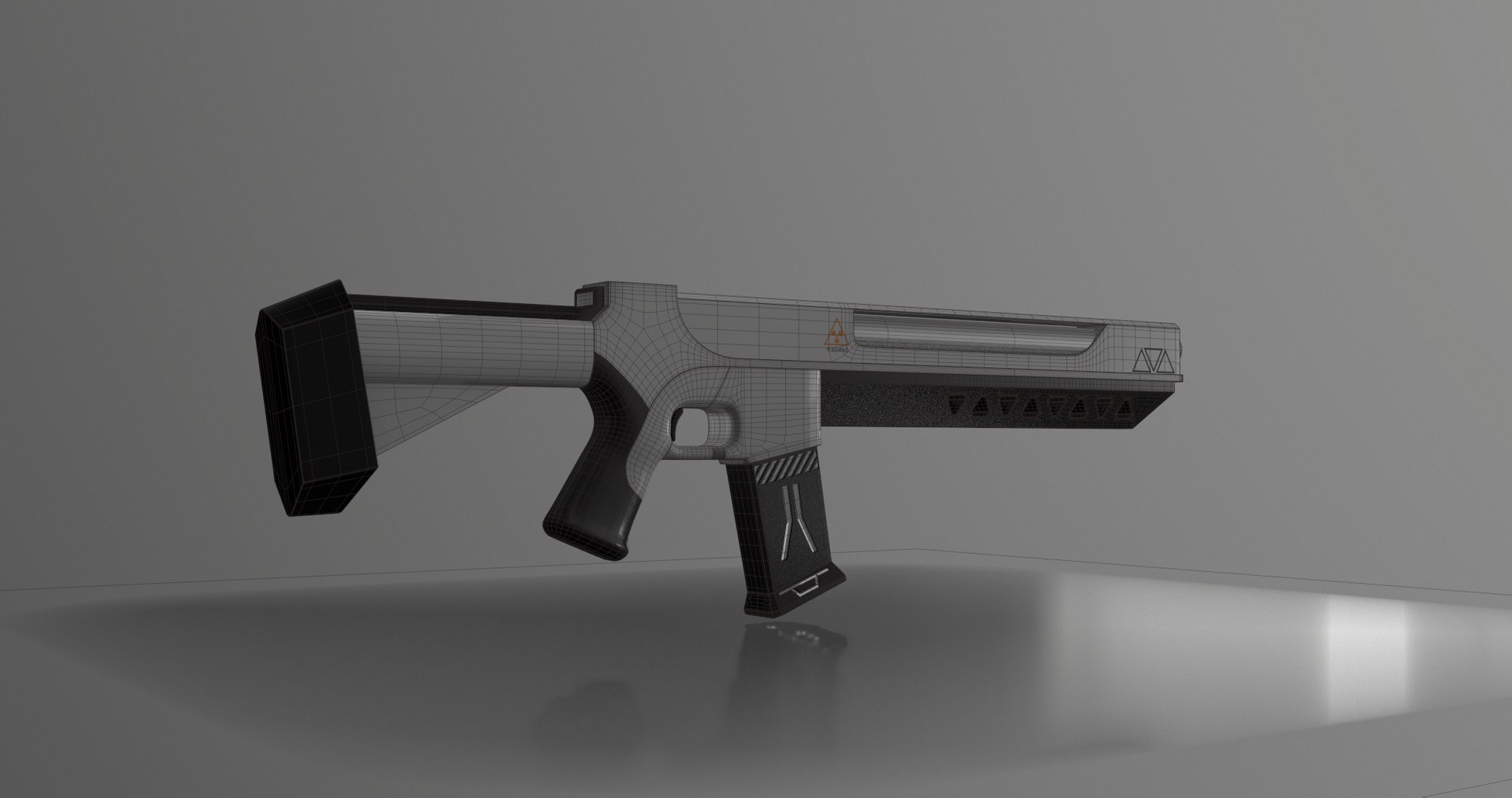 Science Fiction Assault Rifle Model - TurboSquid 1452856
