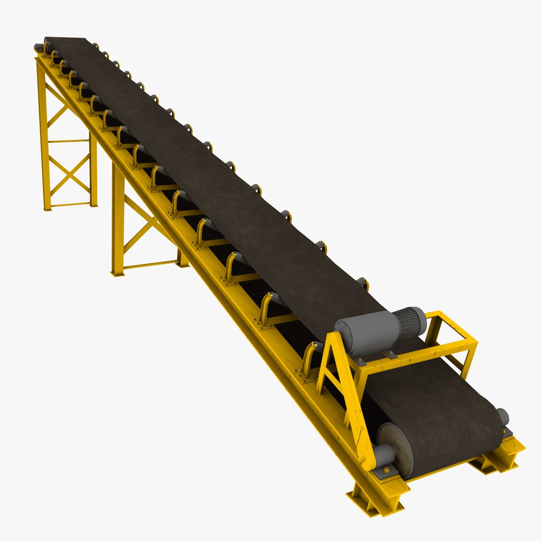 3d Conveyor Belt Model