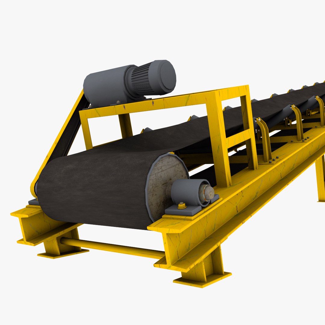3d Conveyor Belt Model