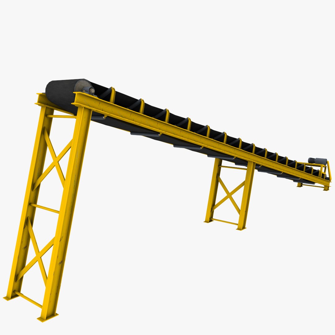 3d Conveyor Belt Model