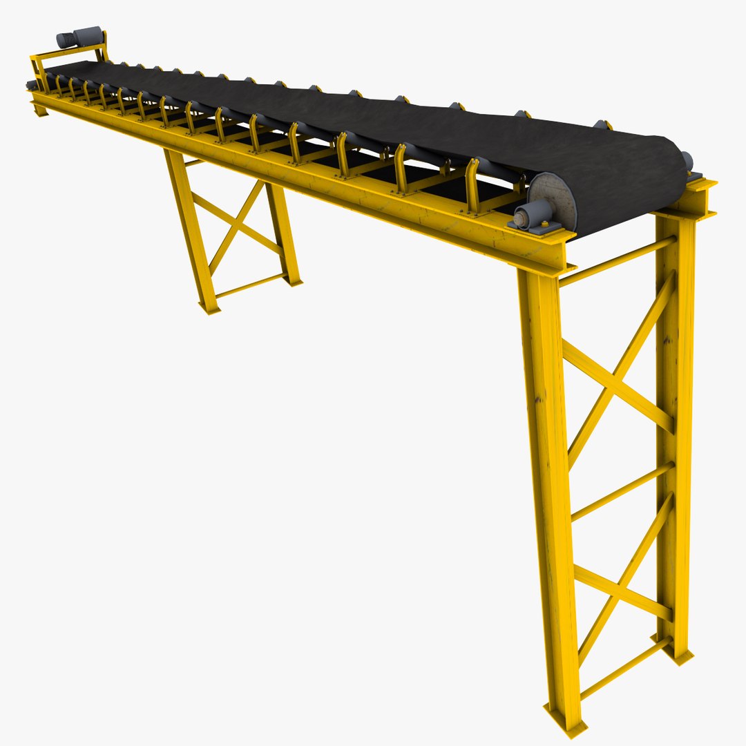 3d Conveyor Belt Model