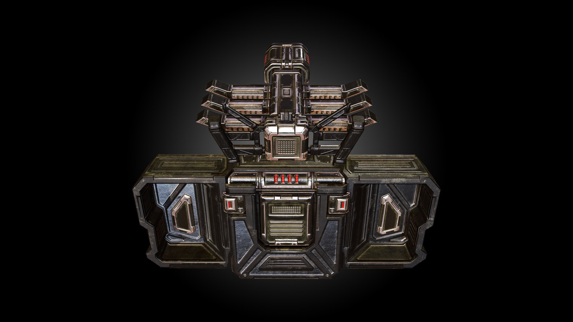 Block Control B 3D model - TurboSquid 1718847