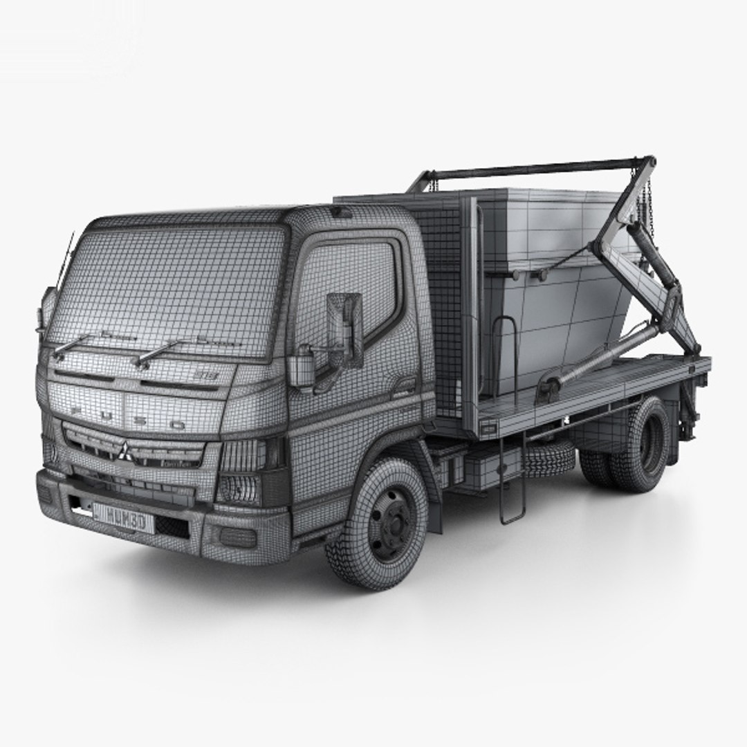 Mitsubishi fuso canter 3D model - TurboSquid 1466292