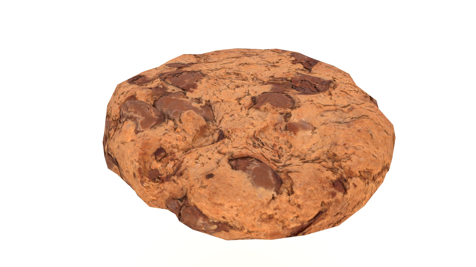 Chocolate Chip Cookie AR VR PBR Lowpoly With Game Ready 3d Model 3D ...