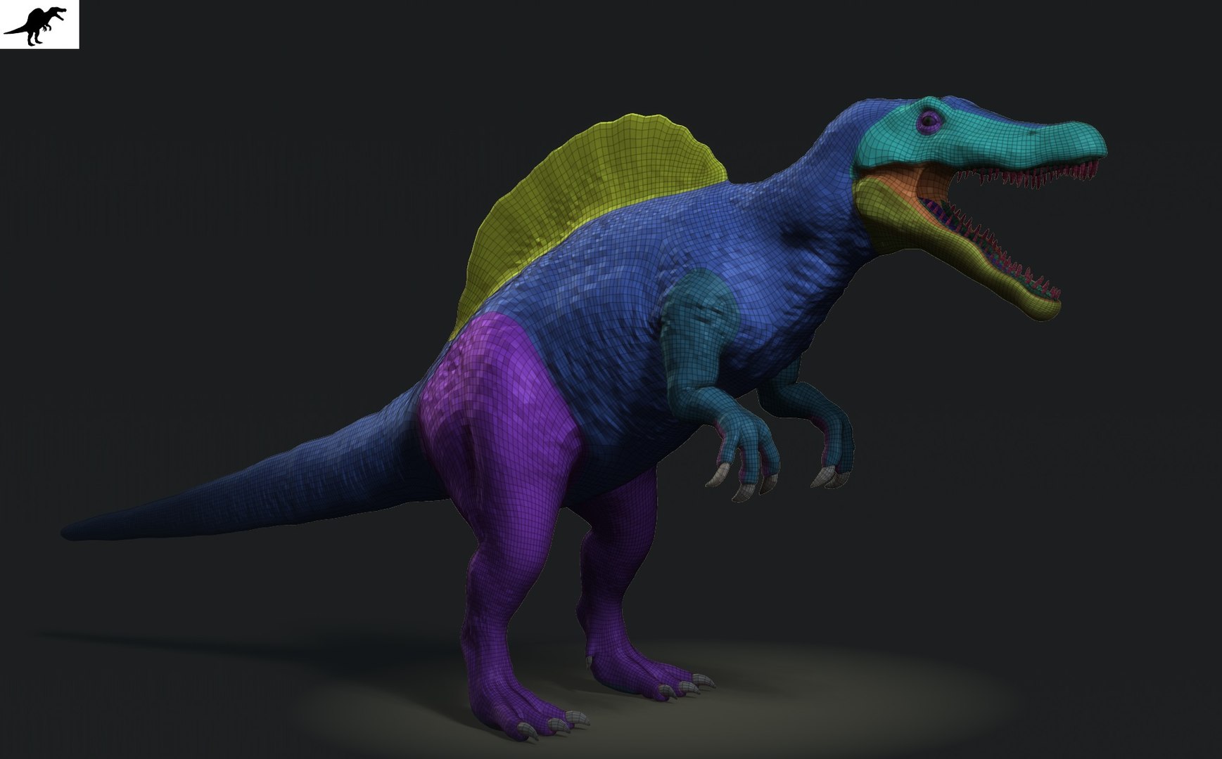 3D Spinosaurus 3D Model - TurboSquid 2120273