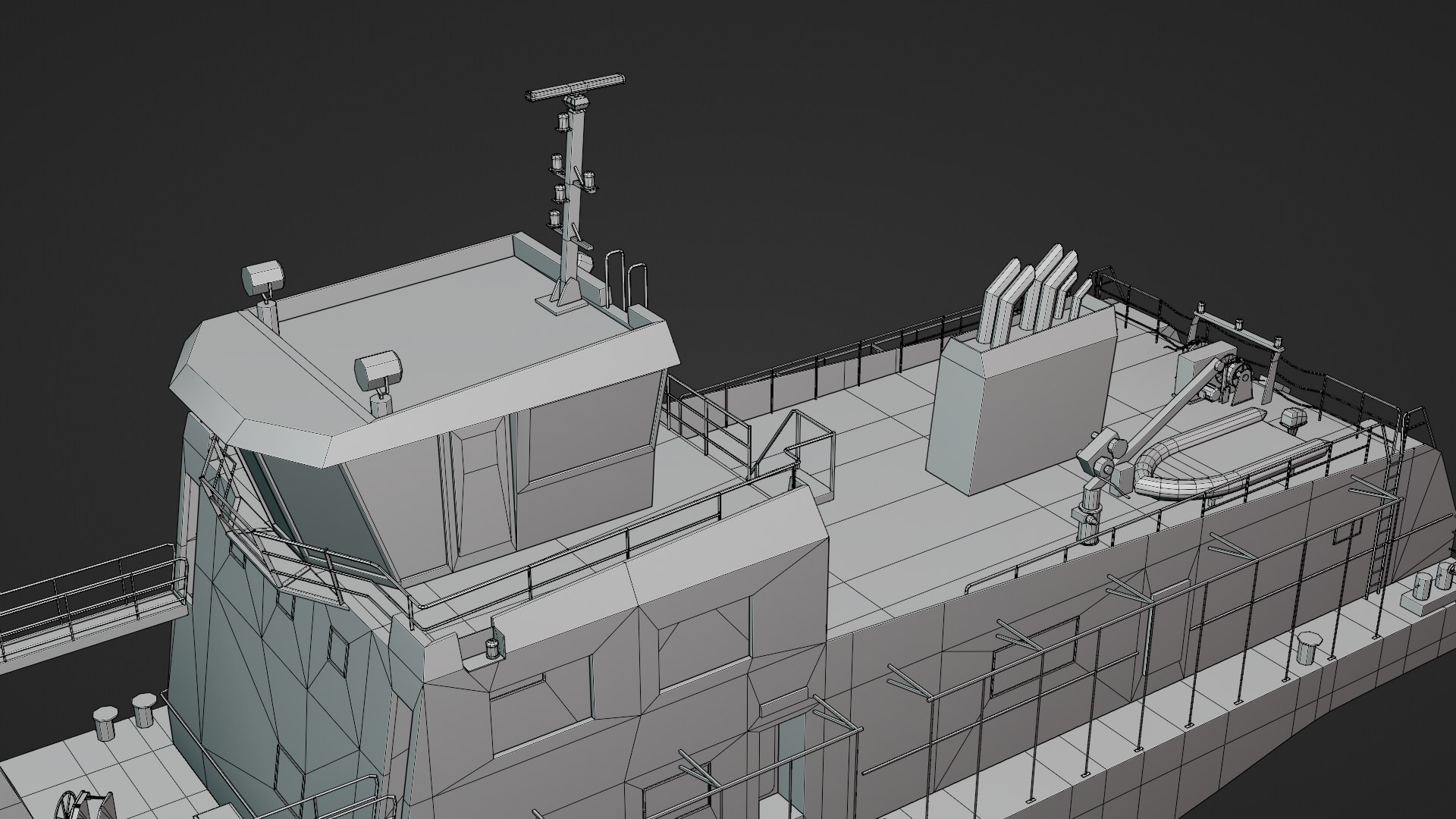 Pusher Boat 3D Model - TurboSquid 2127677