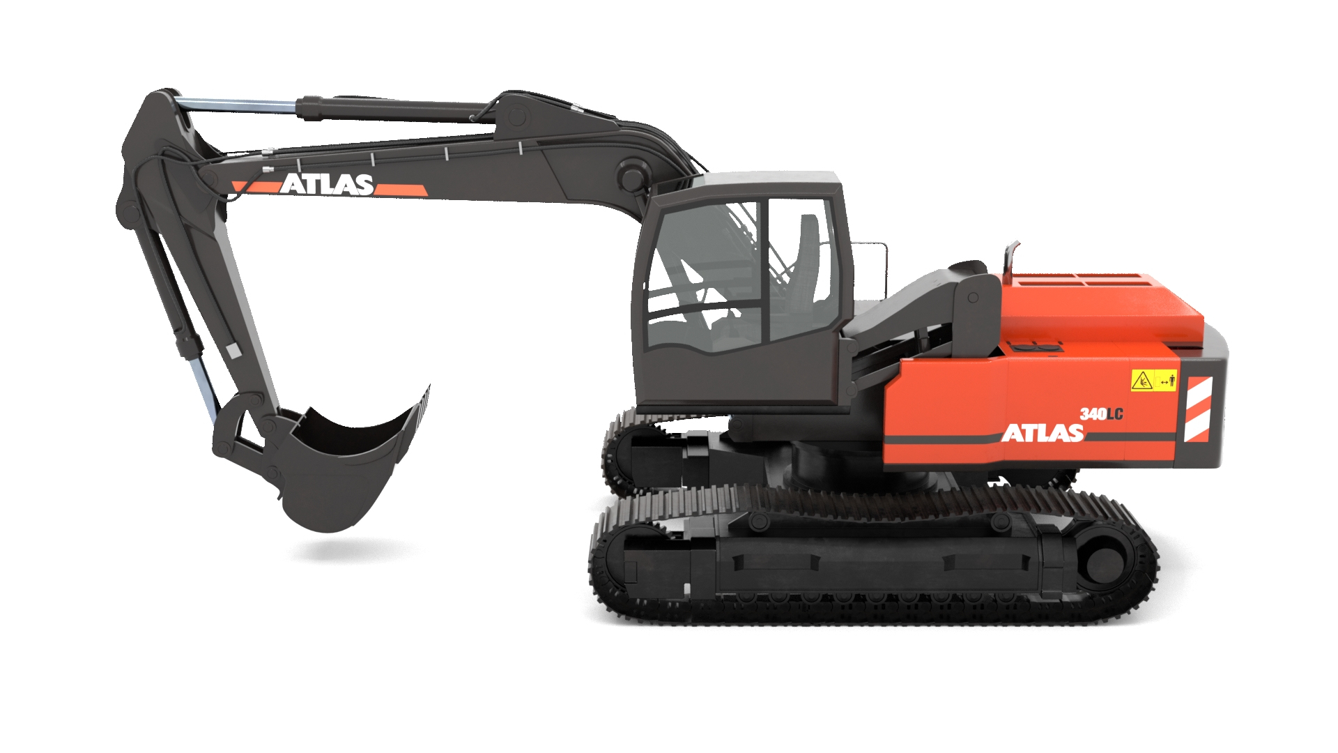 Excavator ATLAS 340LC Model - TurboSquid 2324886