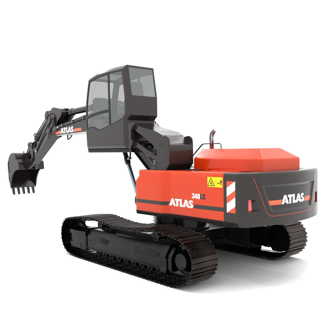 Excavator ATLAS 340LC Model - TurboSquid 2324886
