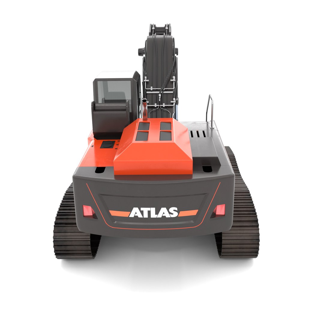 Excavator ATLAS 340LC Model - TurboSquid 2324886