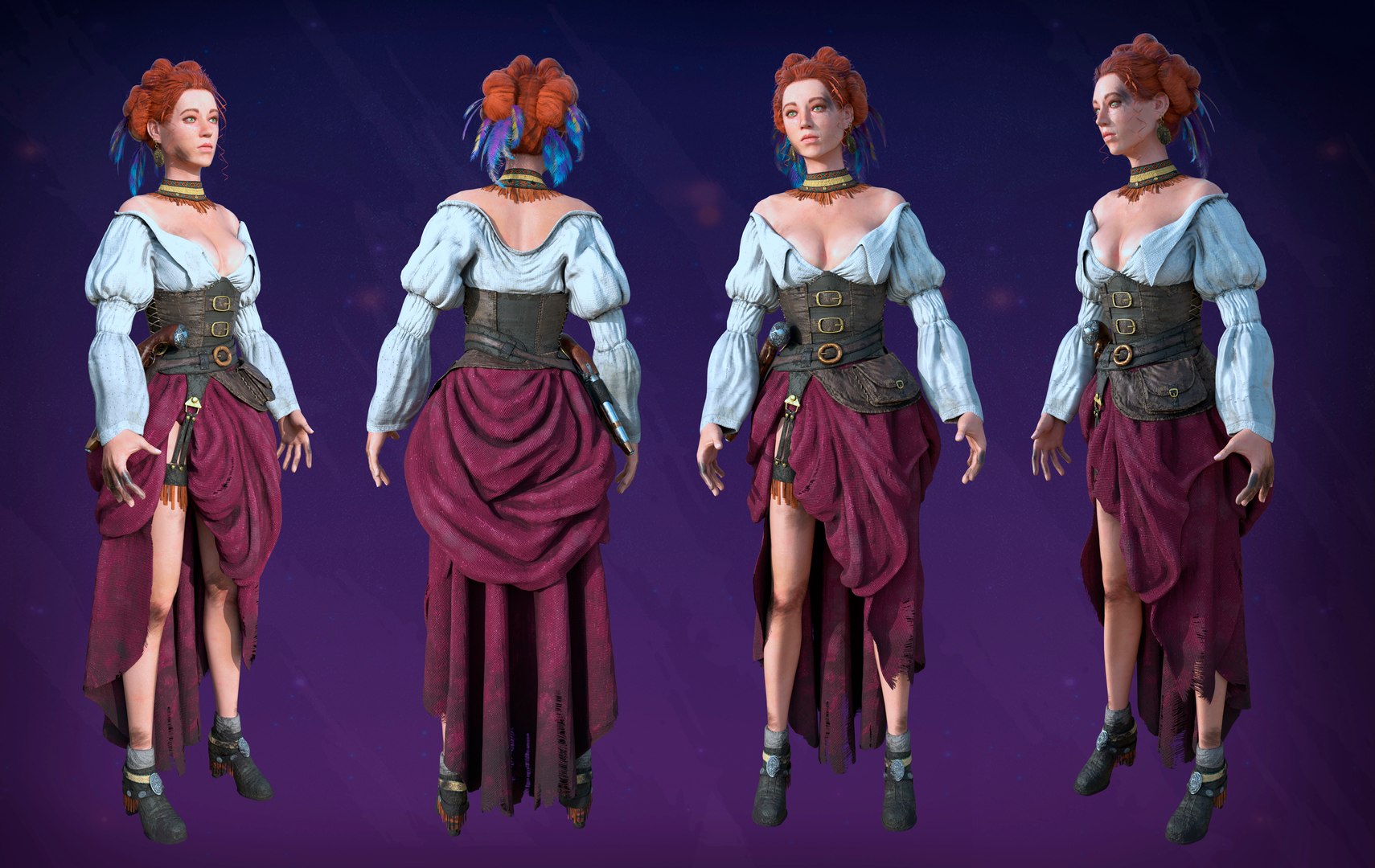 3D Female - TurboSquid 1612823