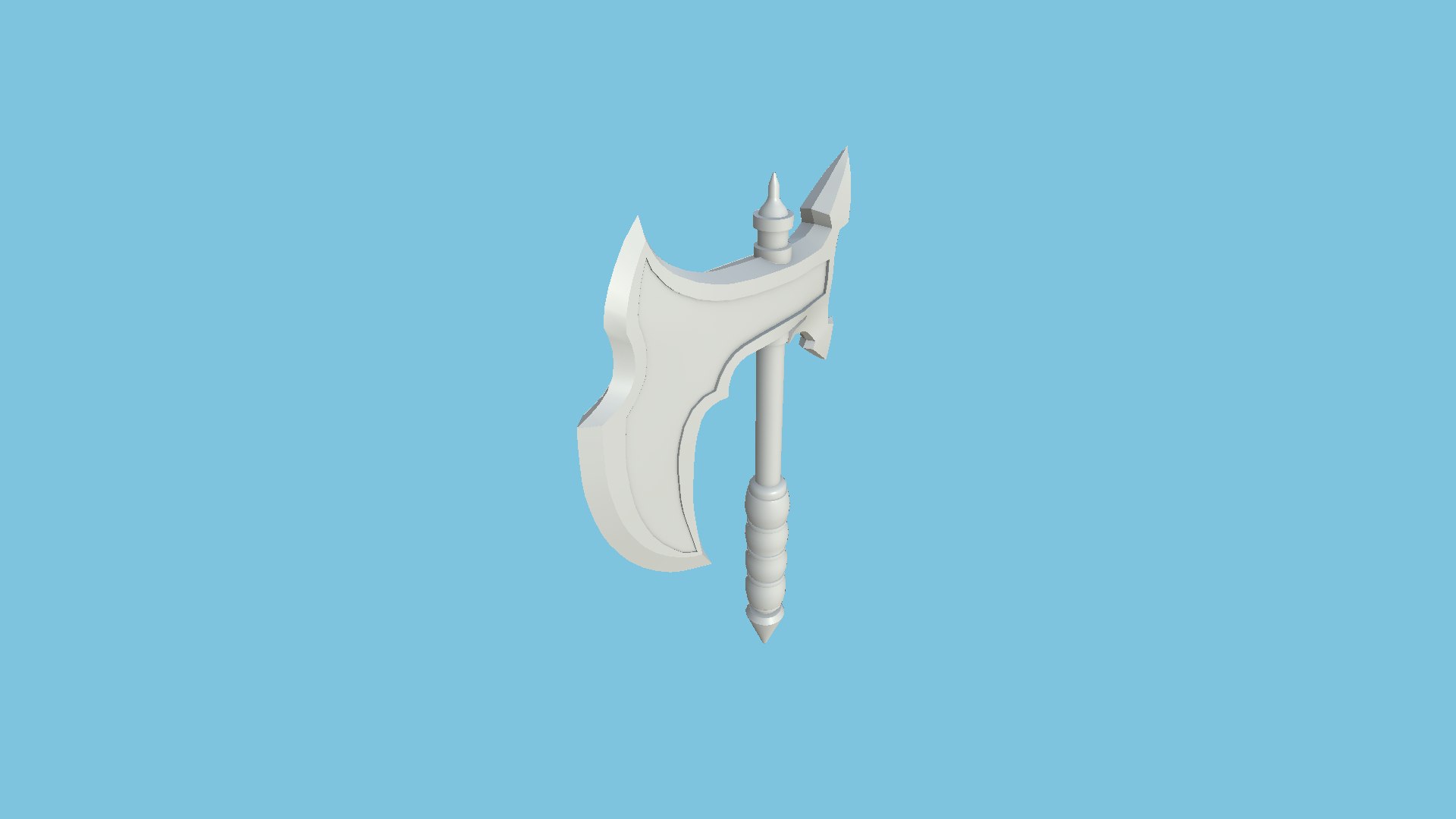 3D Medieval Battle Axe 09 Fire Flame - Fantasy Weaponry - TurboSquid ...