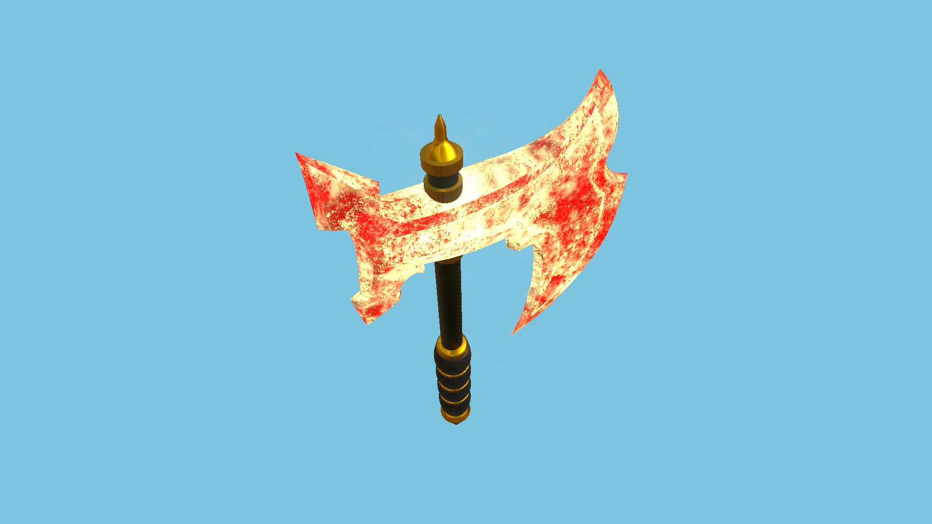 3D Medieval Battle Axe 09 Fire Flame - Fantasy Weaponry - TurboSquid ...