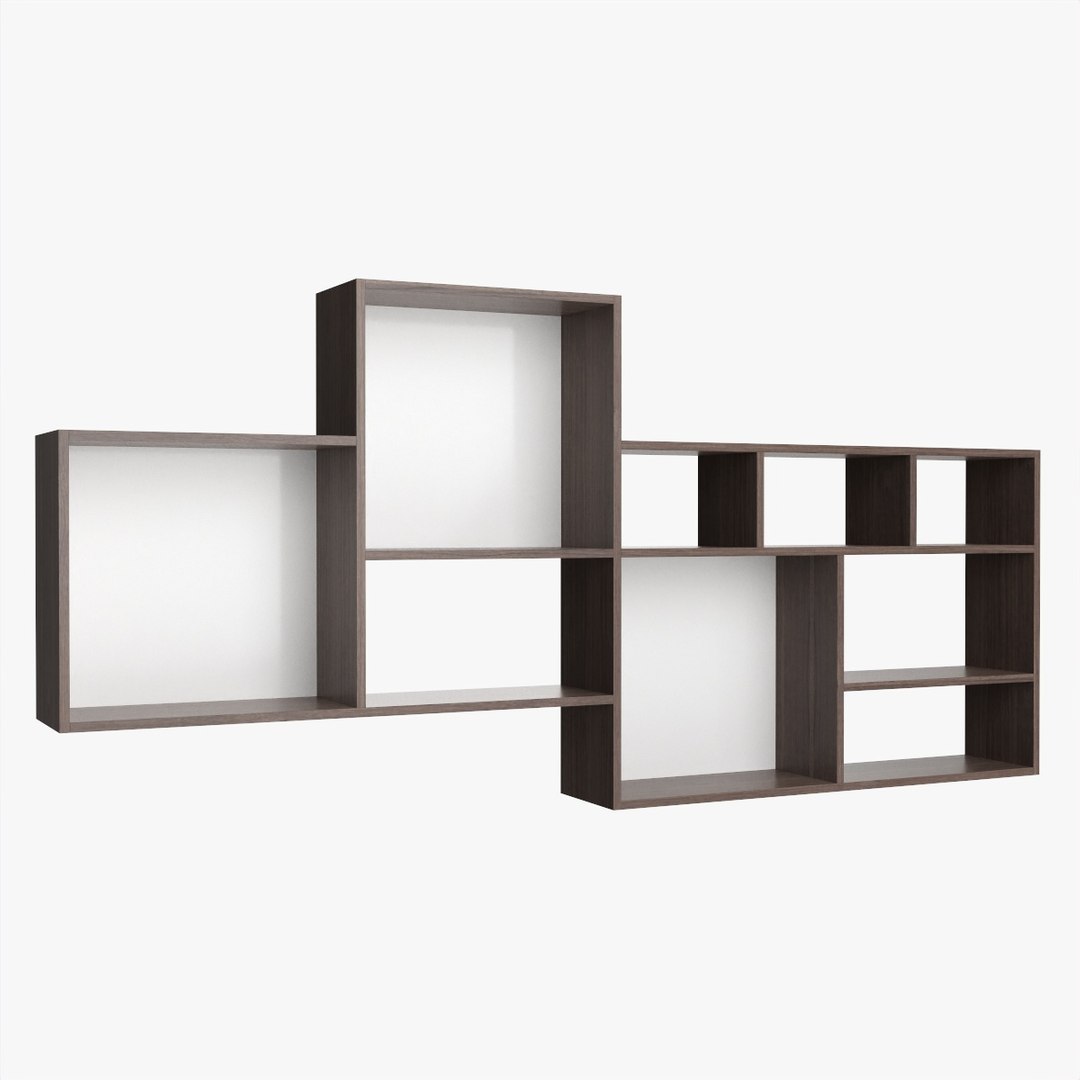 Wooden Hanging Shelf 02 3D Model - TurboSquid 1866542
