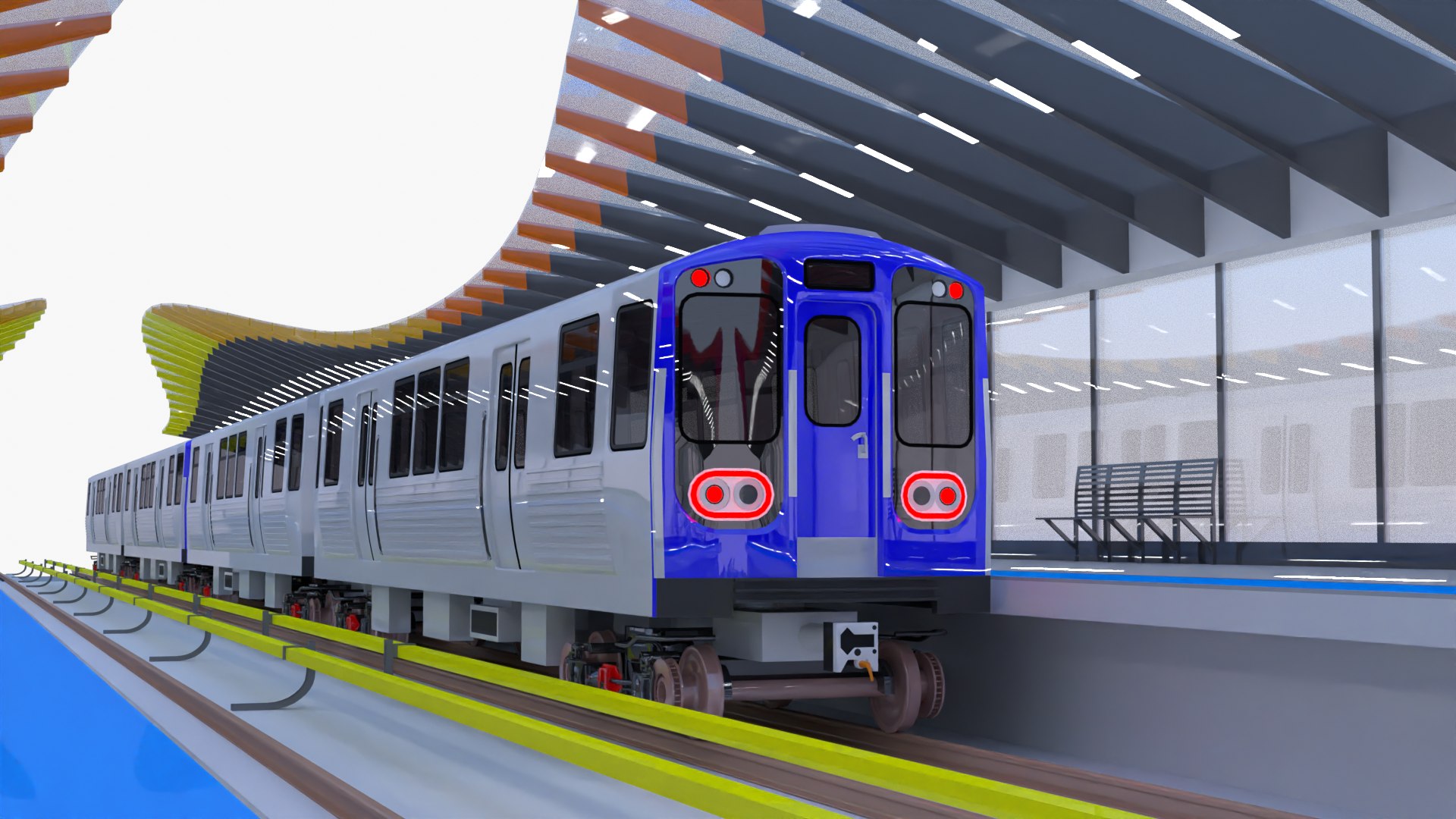 3D Chicago And NYC Metro Stations - TurboSquid 2160211