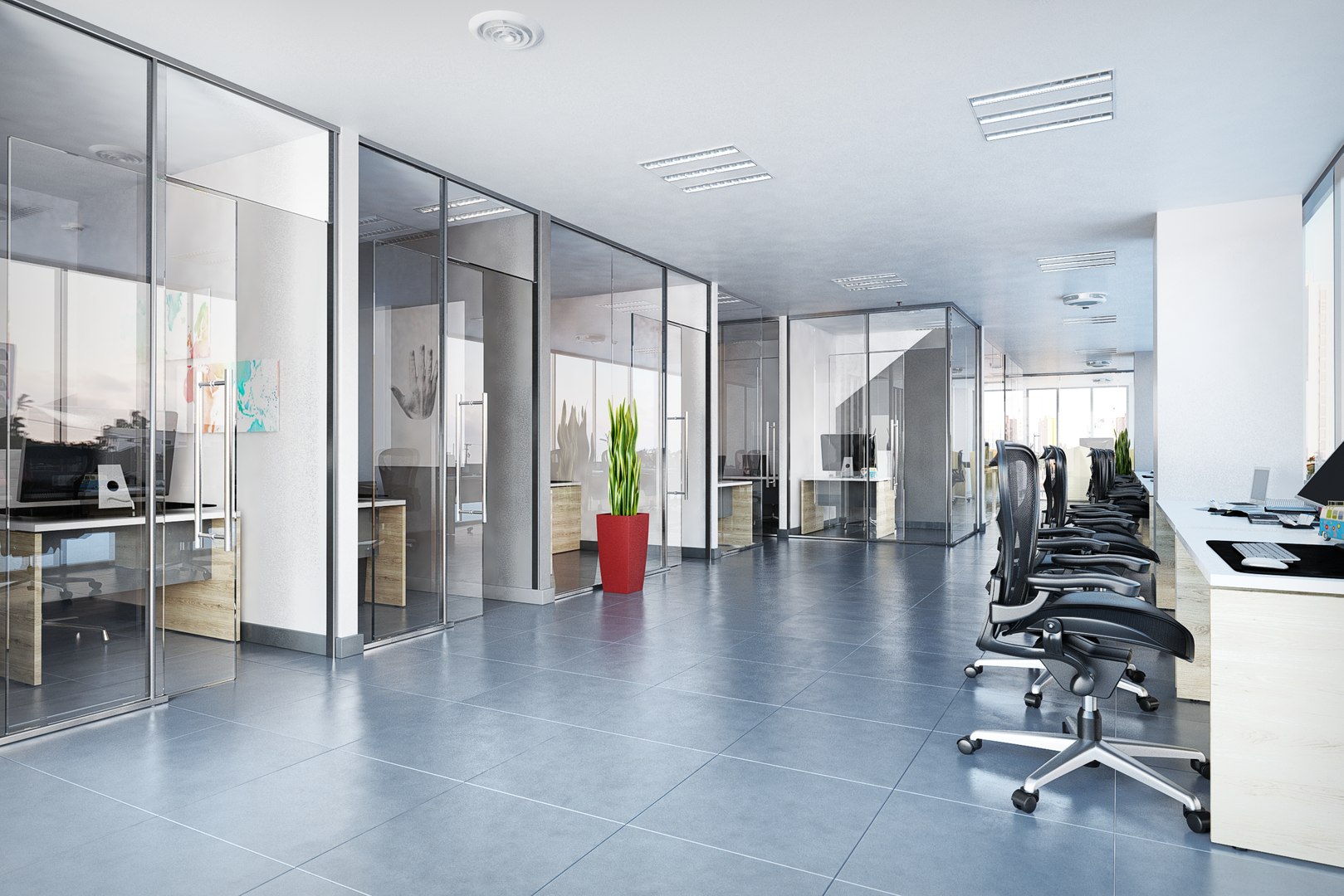 3D Modern Office Design Model - TurboSquid 1322493