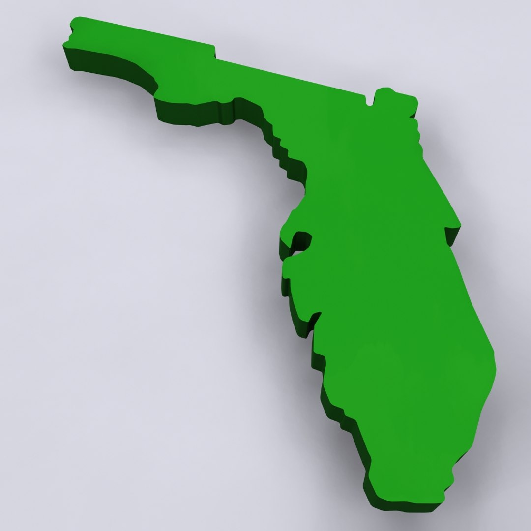 3d Model State Florida