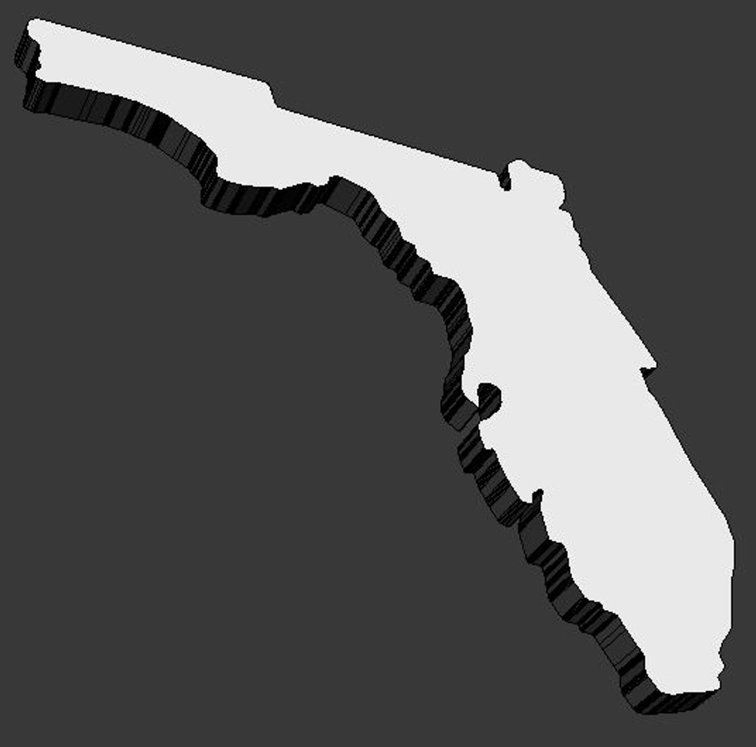 3d Model State Florida