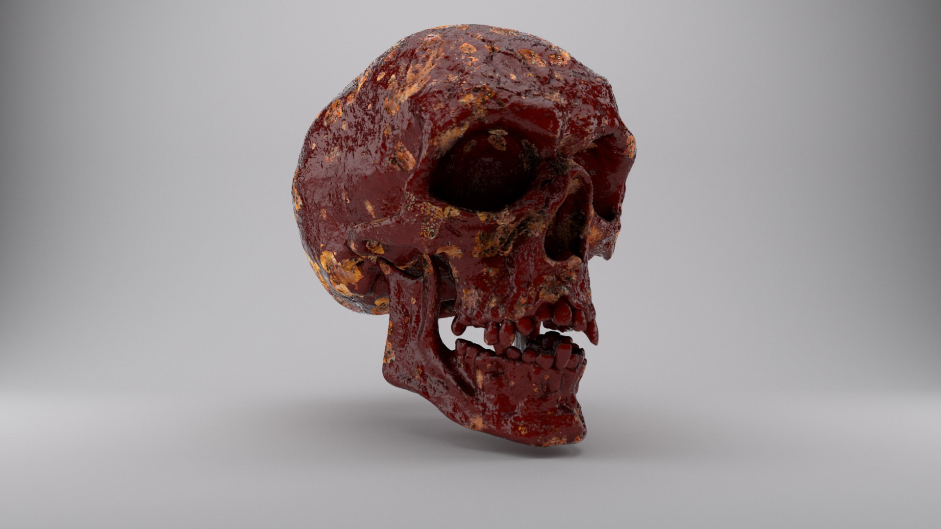 3D model Horror Human Skull - TurboSquid 2085707