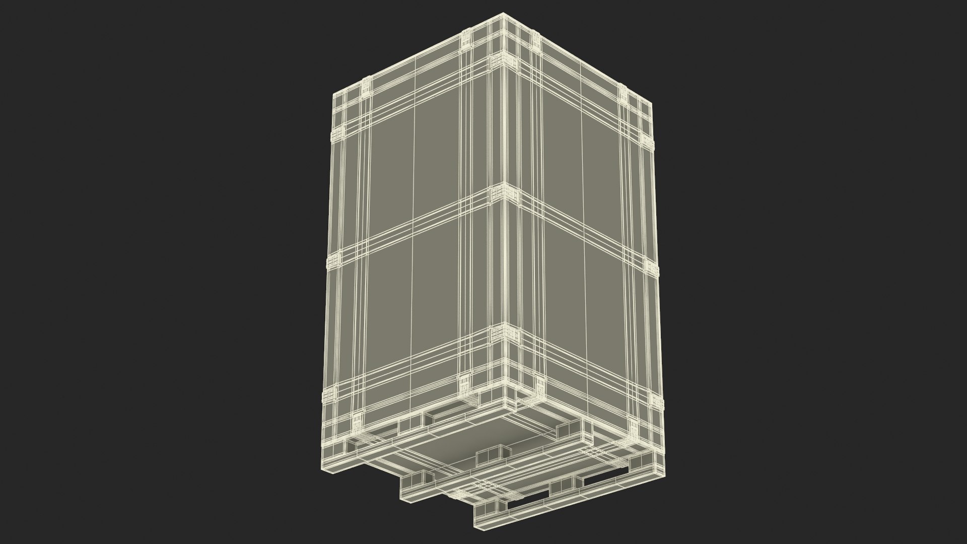 Heavy Duty Shipping Crate 3D model - TurboSquid 2120462