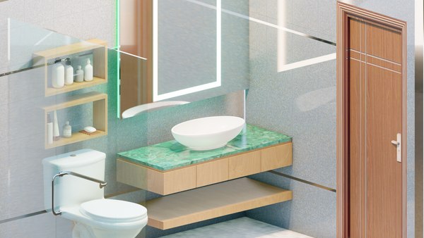 3D model Contemporary Toilet Isometric view - TurboSquid 2009200