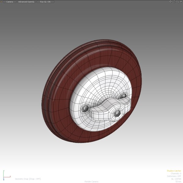 3d electrical switch model