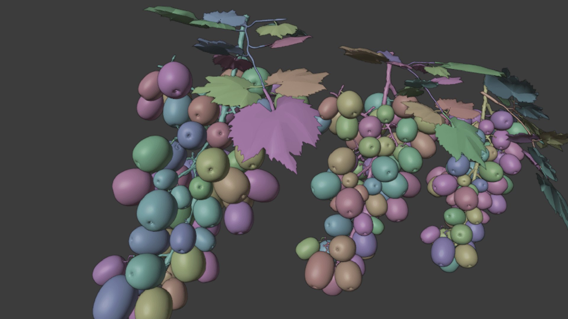 3D GRAPES - TurboSquid 1971760