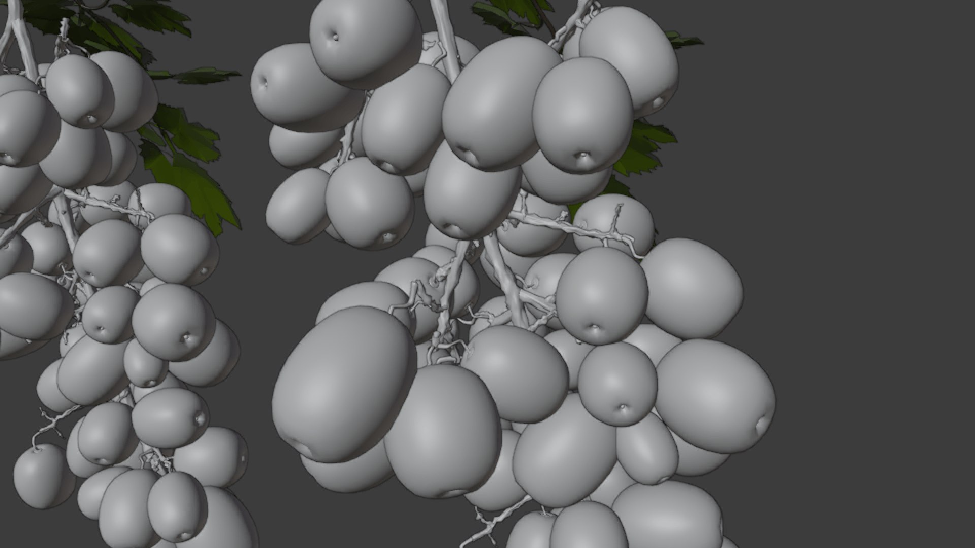 3D GRAPES - TurboSquid 1971760