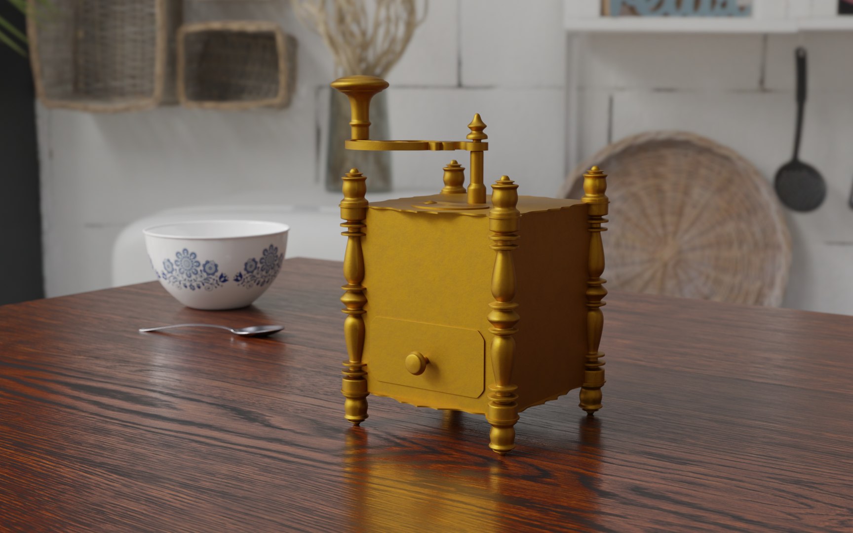 3D Model Old Grinder - TurboSquid 2049786