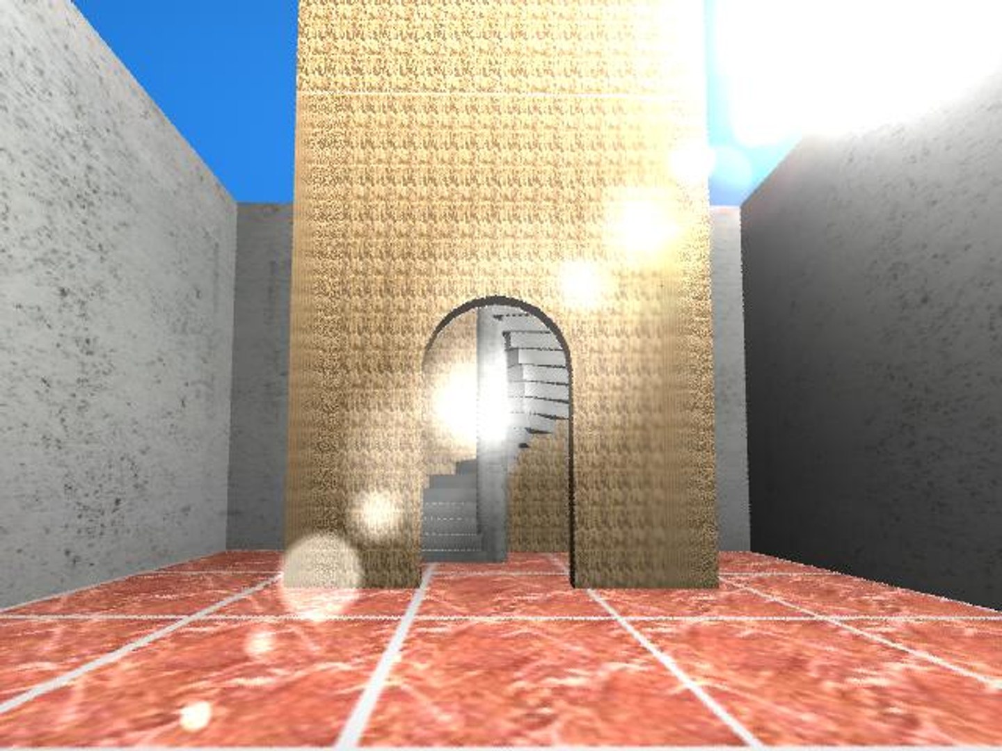 Free Church Tower 3d Model