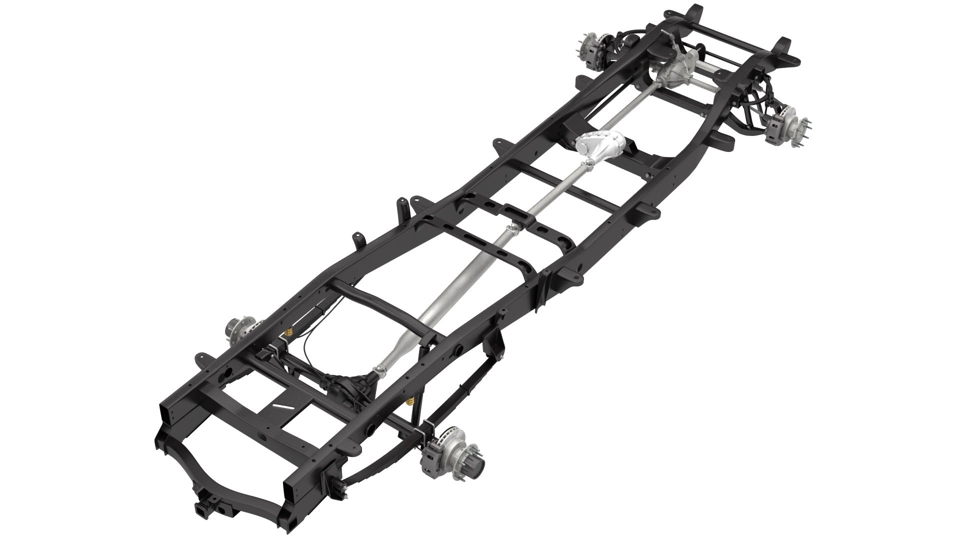 3D 4wd Chassis Dually Pickup Truck Model - TurboSquid 1652117