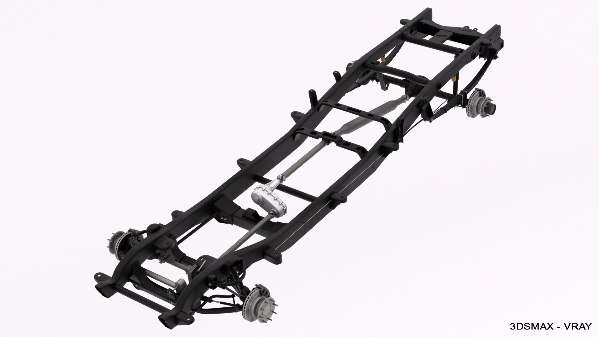 3D 4wd Chassis Dually Pickup Truck Model - TurboSquid 1652117