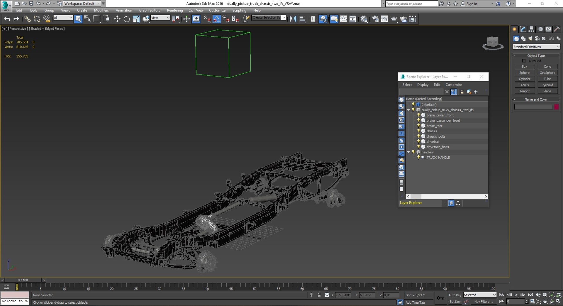 3D 4wd Chassis Dually Pickup Truck Model - TurboSquid 1652117