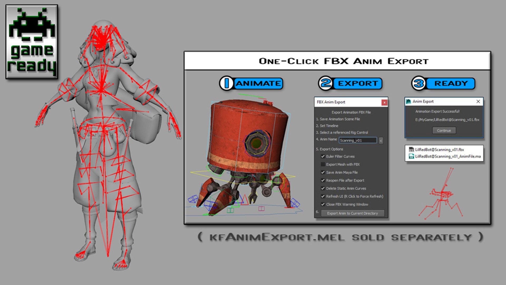 3D Anoum Anim Rig Model - TurboSquid 2188515
