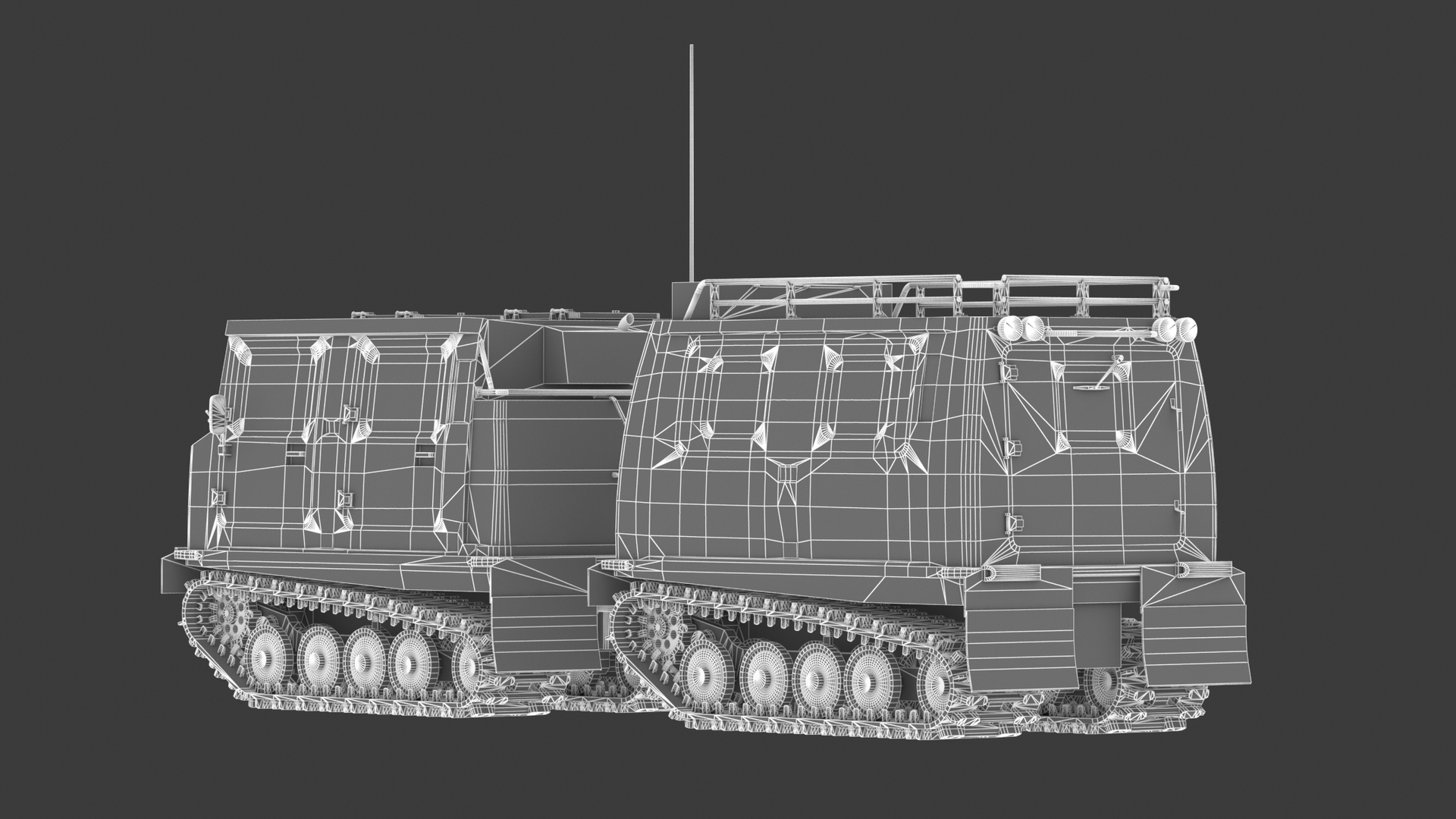 Bandvagn 206 Low Poly 3D - TurboSquid 1796248