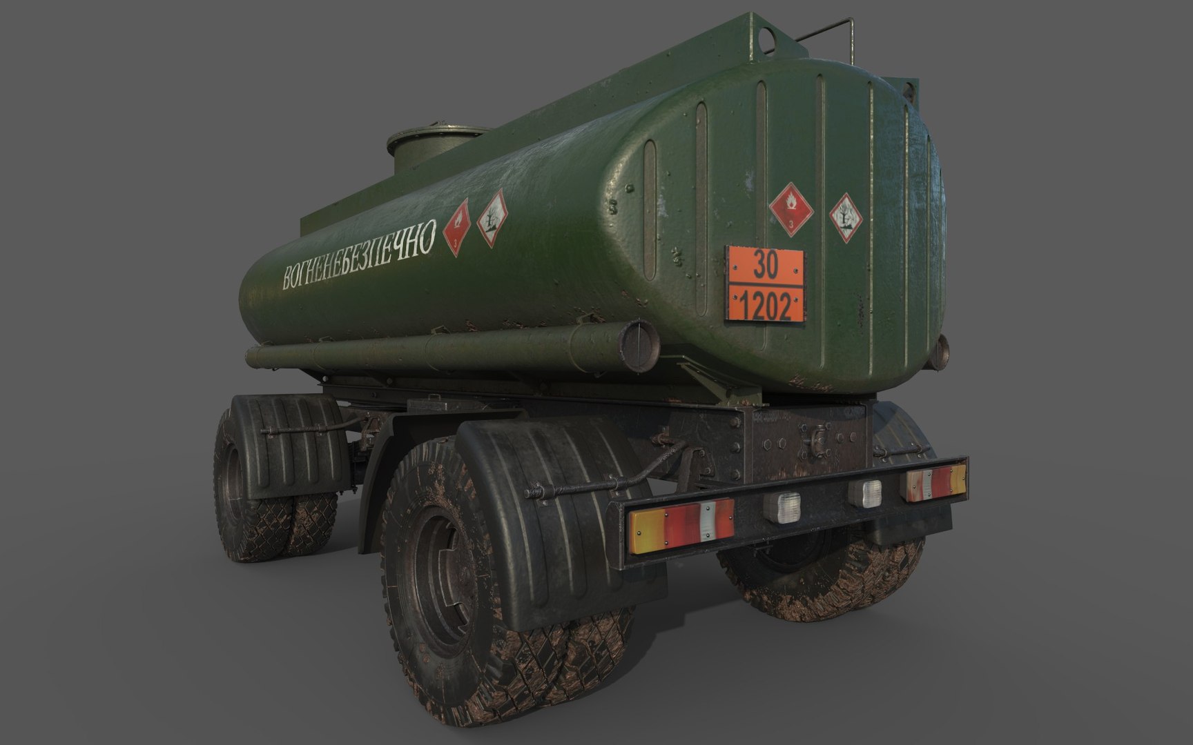 Fuel Trailer 3D - TurboSquid 2022044