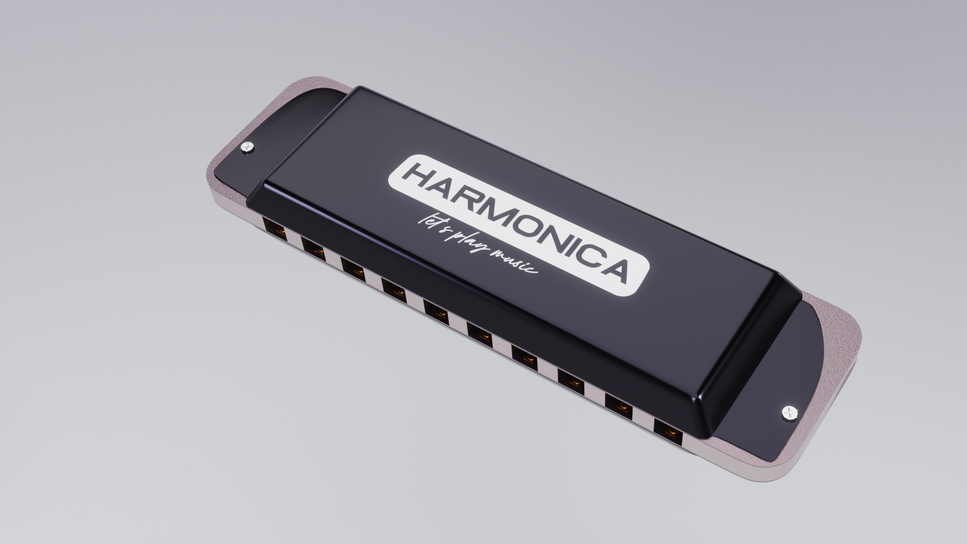 Harmonica 3d Model 3D Model - TurboSquid 2038509