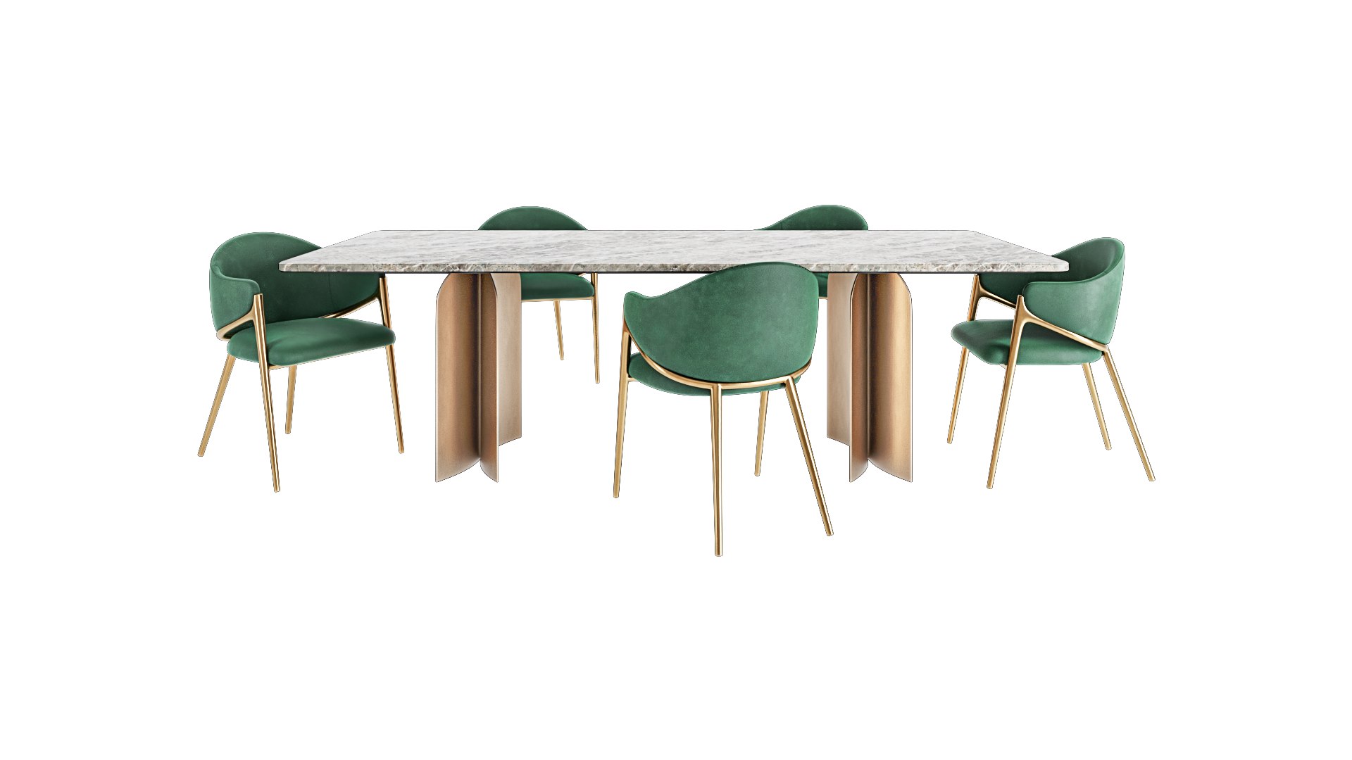 Bolgheri Dining Table And Casa Kay Dining Chair 3D Model - TurboSquid ...