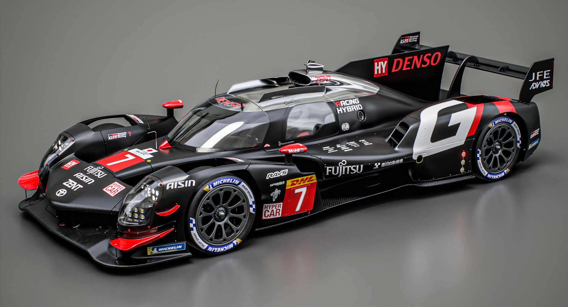 Toyota GR010 2024 Hybrid WEC LMH Hypercar Model - TurboSquid 2267011