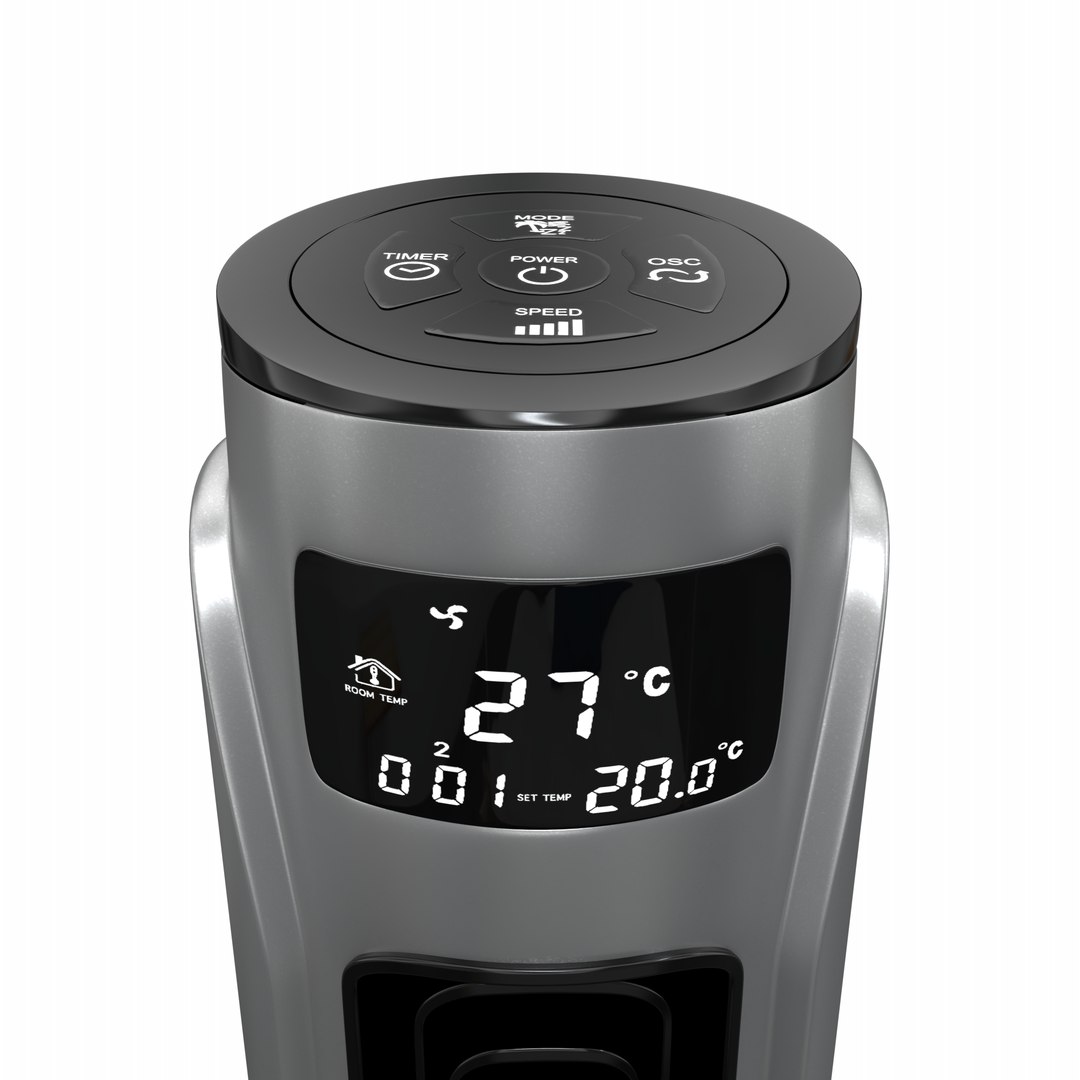 Tower Fan 3D Model - TurboSquid 2019873