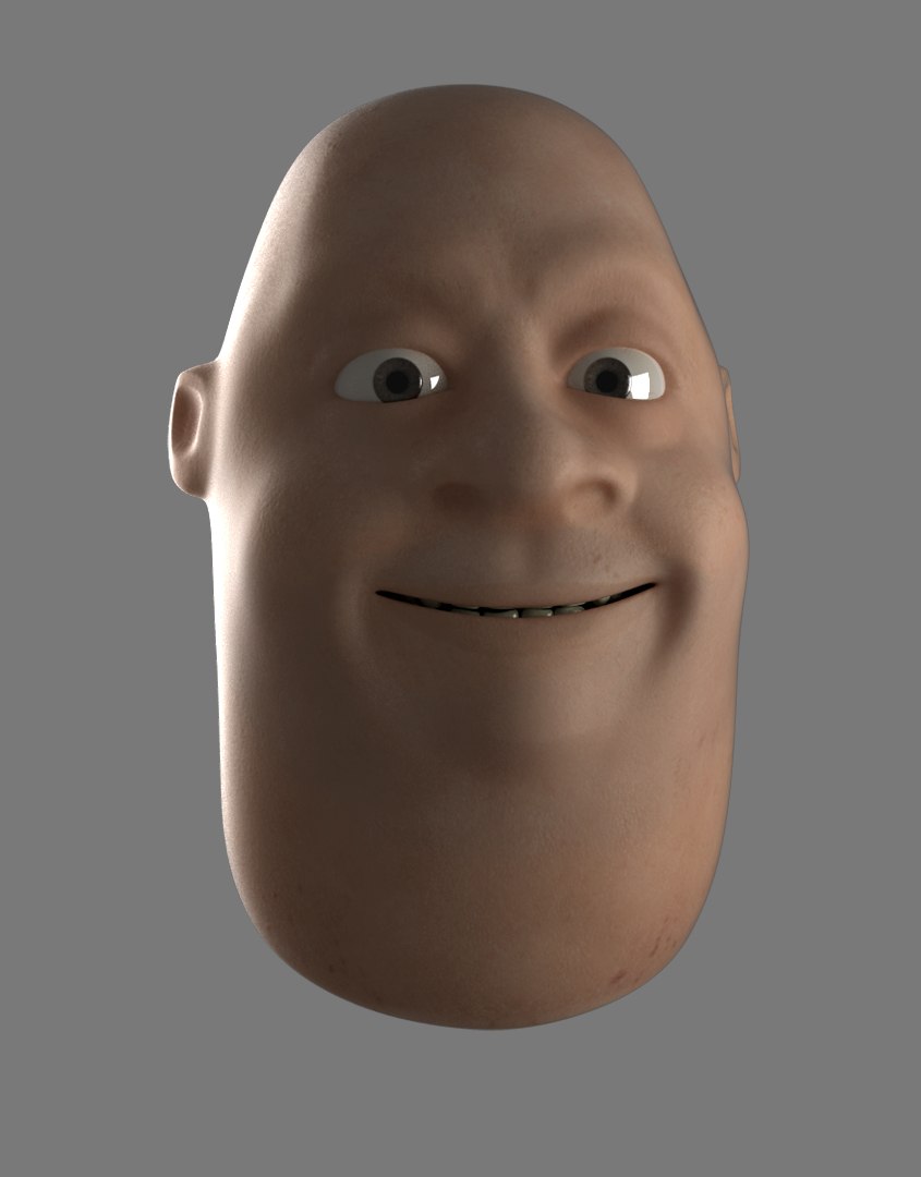 3D Rigged Cartoon Face - TurboSquid 1467817