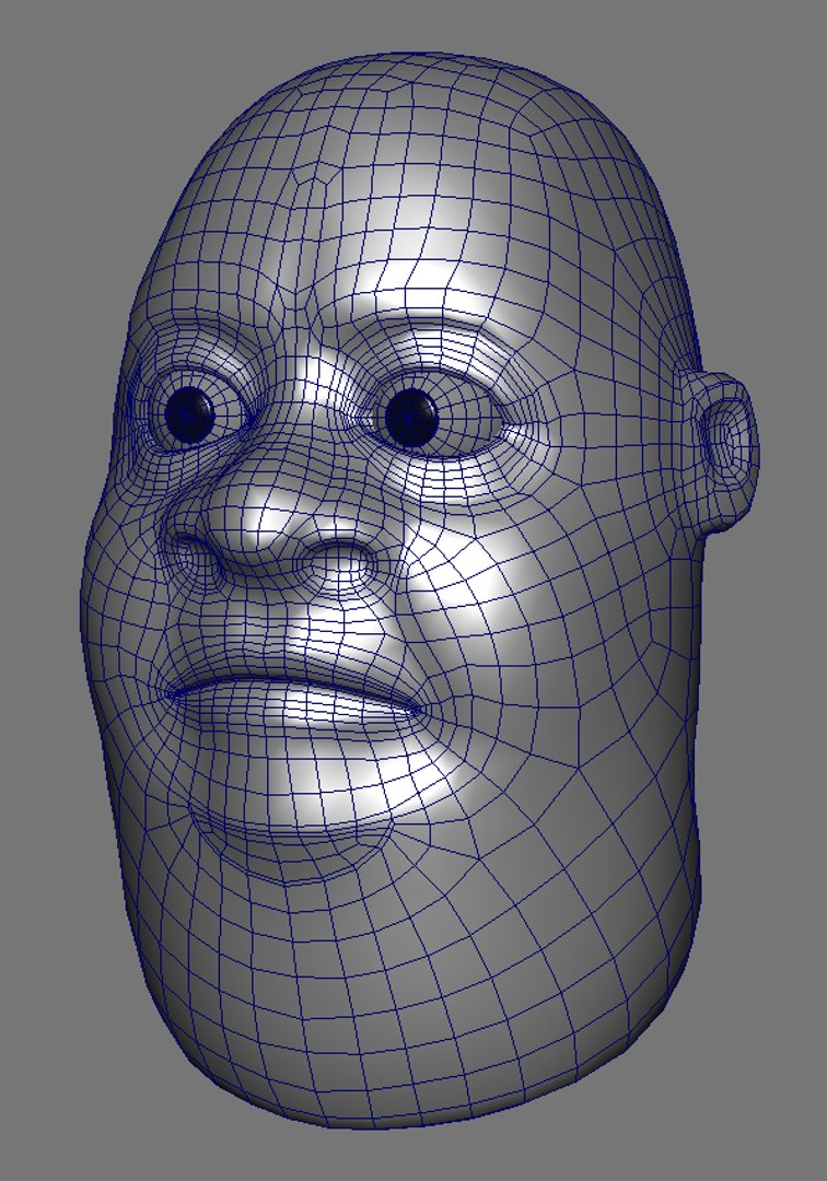 3D Rigged Cartoon Face - TurboSquid 1467817