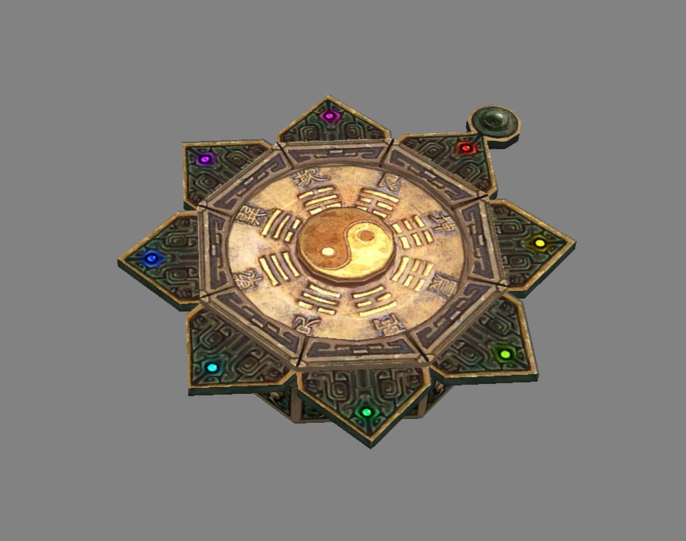 Geomantic compass Tai Chi 3D - TurboSquid 1721795