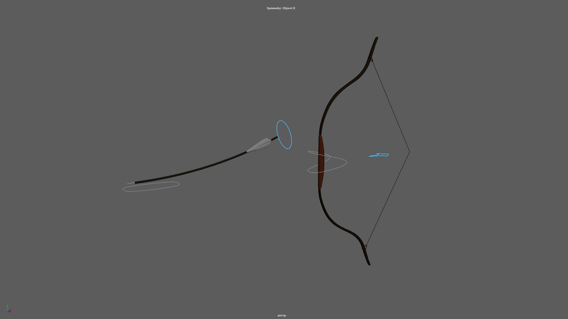 Bow And Arrow Rig Model - TurboSquid 1829410