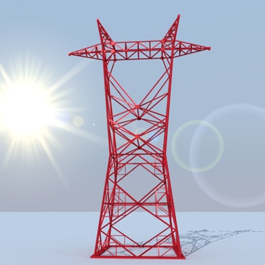 powerline 3d model
