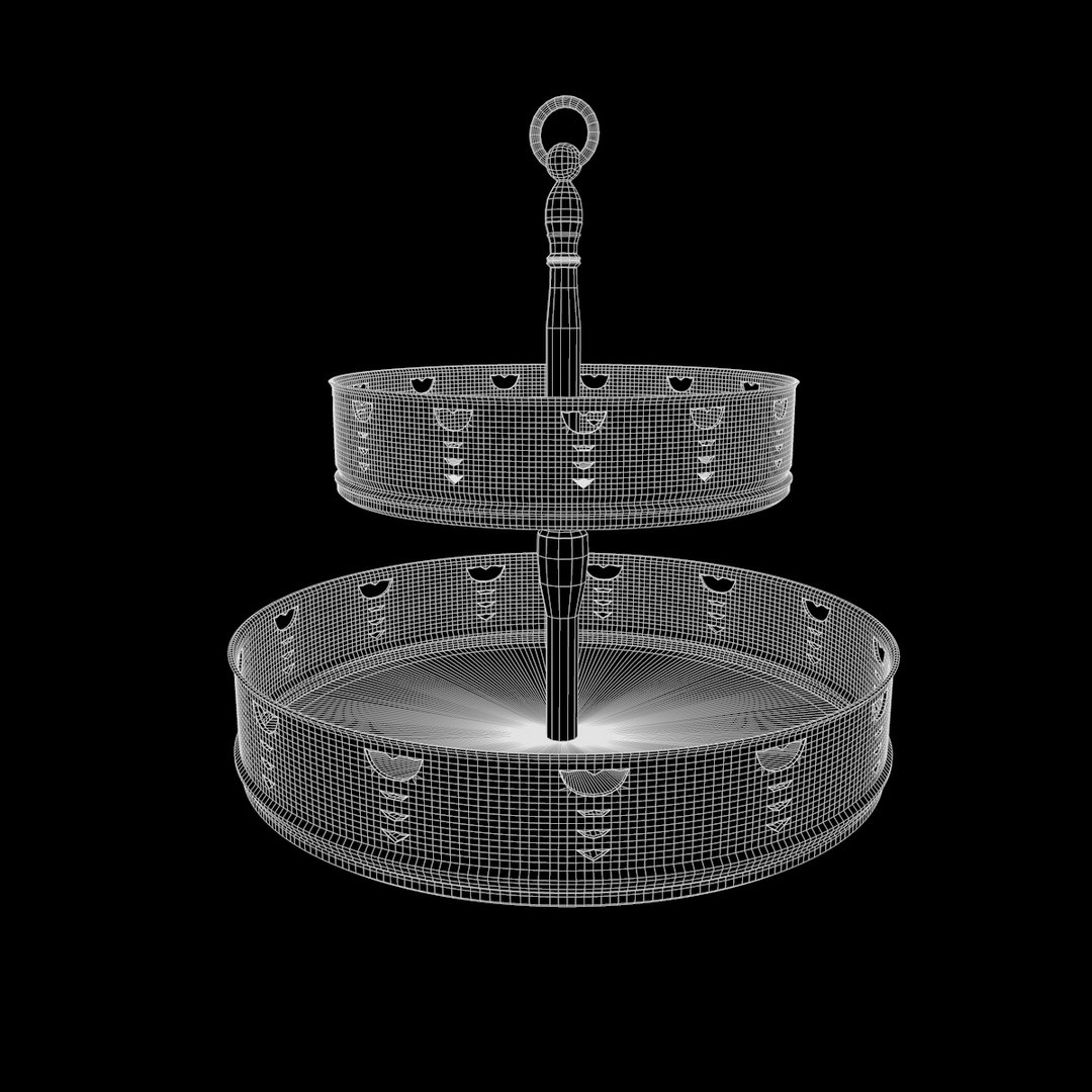 3d model dessert tray