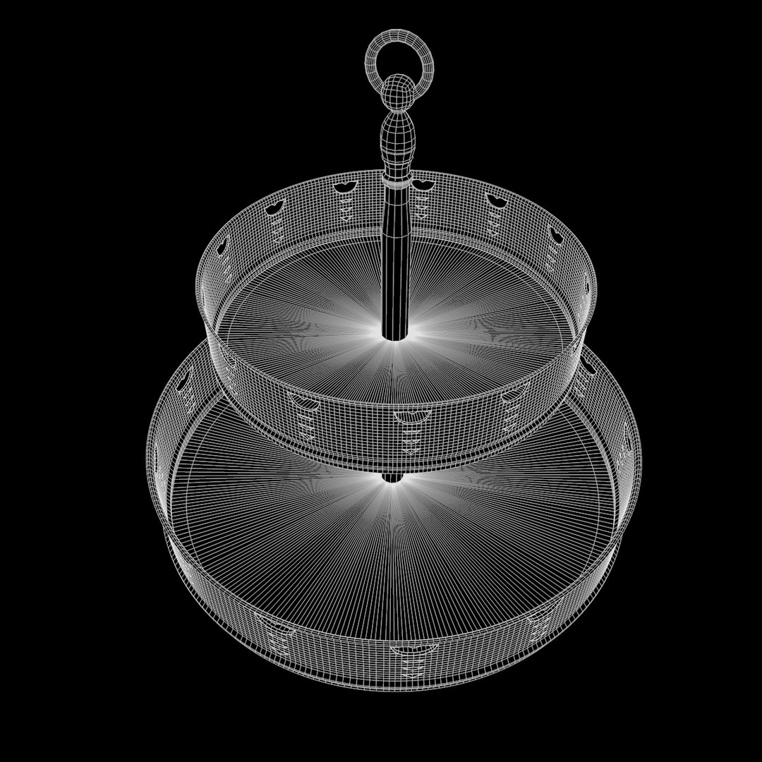 3d model dessert tray